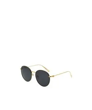 FERRAGAMO Round Frame Sunglasses - Black