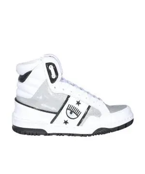CHIARA FERRAGNI Cf-1 High-top Sneakers - White