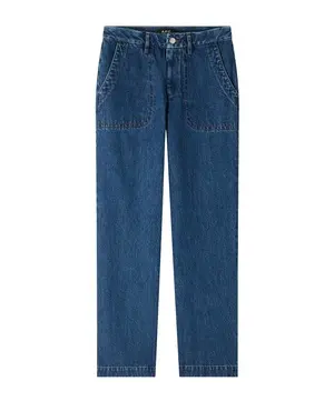 A.p.c. Seaside Wide-leg Jeans - Stonewashed Indigo