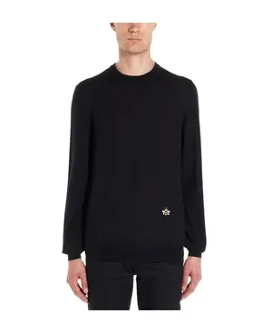 Dior Bee Embroidered Pullover - Black