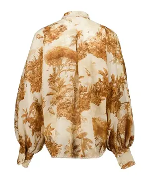 Zimmermann Safari Print Blouse