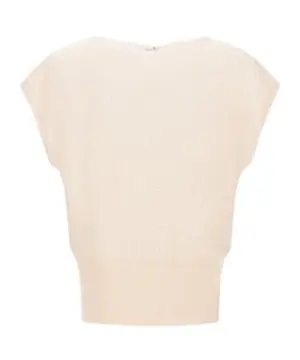 Herno Sequin Embellished Short-sleeved Jumper - Chantilly