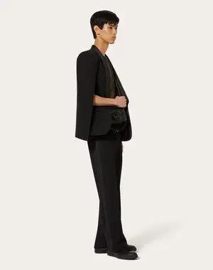 Valentino Garavani High Waisted Straight Leg Trousers