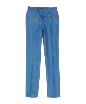 Gucci Horsebit Detail Jeans - Blue