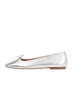 AeydĒ Delfina Ballet Flats - Silver