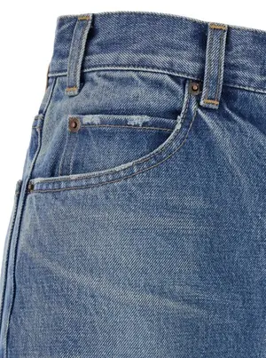 Celine Flared Surf Jeans In Union Wash Denim