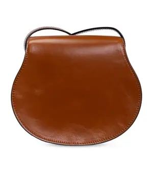 Chloé Marcie Saddle Bag - Brown