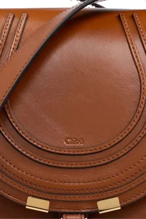 Chloé Marcie Saddle Bag - Brown