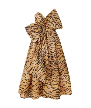 Zimmermann Strapless Printed Maxi Dress - Brown