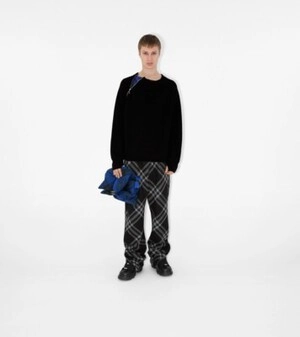 Burberry Zip-detailed Crewneck Knitted Jumper - Black