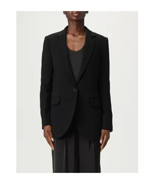 Michael Kors Crepe Blazer With Long Sleeves