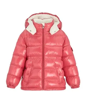 Moncler Maire Hooded Down Jacket - Red
