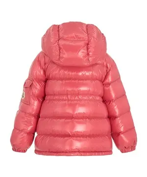Moncler Maire Hooded Down Jacket - Red