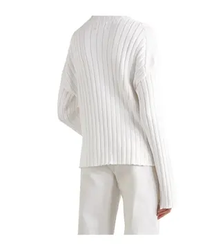 Khaite Ribbed Long-sleeved Sweater