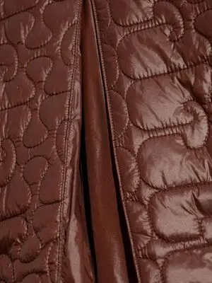 GANNI Padded Jacket With Snap And Zip Front Closure - No