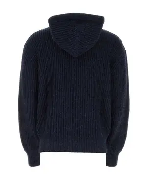 Ami Drawstring Knitted Hoodie
