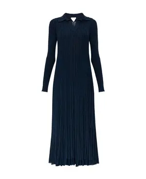 Bottega Veneta Pleated Maxi Dress