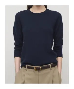 THE ROW Noler Sweater - Dark Navy