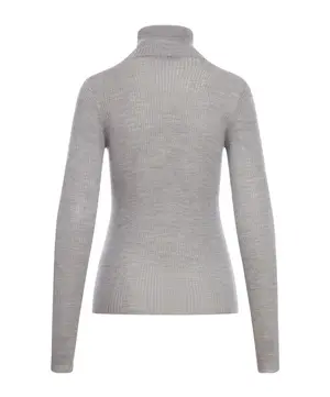 Sportmax Turtleneck Knitted Jumper - Medium Gray