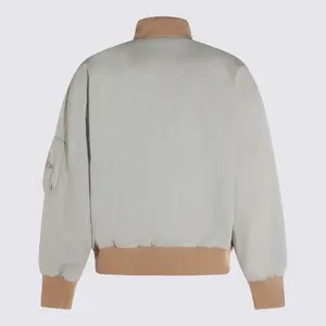 VIVIENNE WESTWOOD Bernardo Zipped Bomber Jacket - White