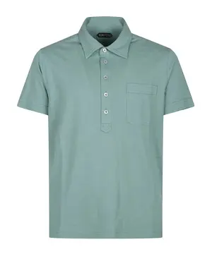 TOM FORD Piquet Polo Shirt - Pale Mint