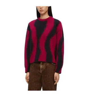 Loewe Abstract Stripe Wool Blend Sweater