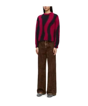 Loewe Abstract Stripe Wool Blend Sweater