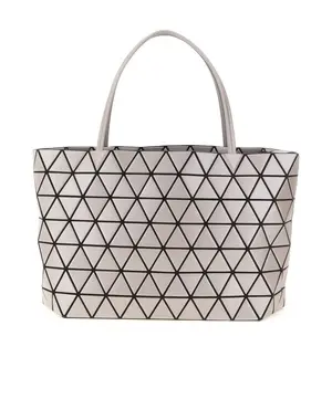 Issey Miyake Lucent Geometric-panelled Tote Bag - Beige