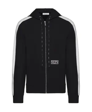 Valentino Garavani Vltn Patch Zip-up Hoodie