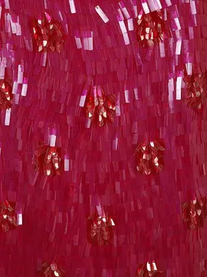 Dries Van Noten Sequin Embellished Sleeveless Top - Red