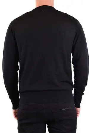 Neil Barrett Fine-knit Wool Cardigan - Black