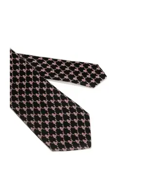 Mulberry Logo Printed Neck Tie