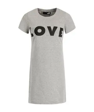 Moschino Detail T-shirt Dress - Gray