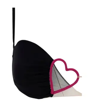 NENSI DOJAKA Heart-motif Underwire Bra