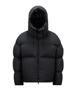 Moncler Antila Short Down Jacket With Detachable Hood