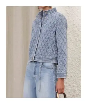 Zimmermann Denim Quilted Jacket