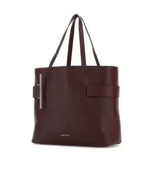 Alexander McQueen T-bar Sling Top Handle Bag - Red