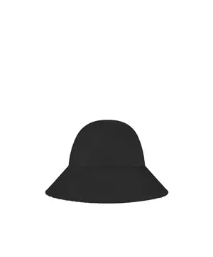 Dior D-tulipe Wide Brim Reversible Cloche Hat - Black
