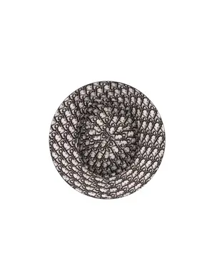 Dior D-tulipe Wide Brim Reversible Cloche Hat