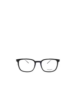 Saint Laurent Eyeglasses With Logo Detail - Black
