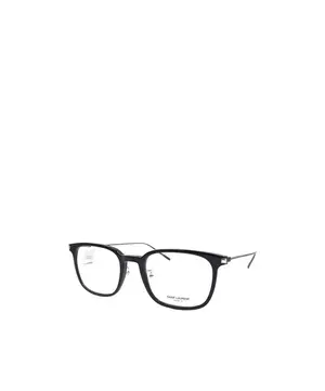 Saint Laurent Eyeglasses With Logo Detail - Black