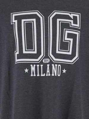 Dolce & Gabbana Dolce Gabbana Dg Logo Printed Crewneck T-shirt