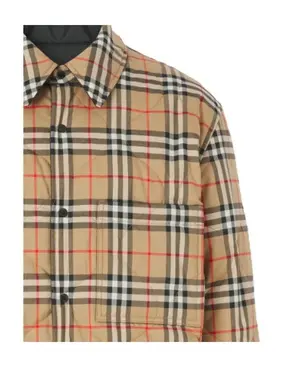 Burberry Reversible Vintage Check Thermoregulated Overshirt - Black