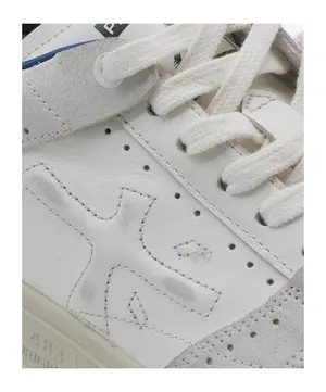 Premiata Lace-up Round Toe Low-top Sneakers - Gray