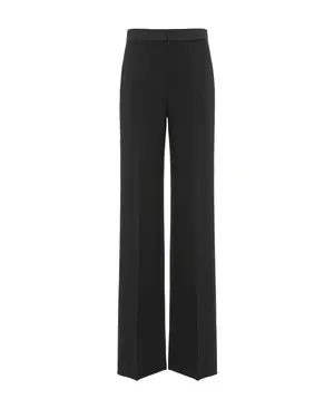 Chloé Straight-leg Tailored Trousers - Black