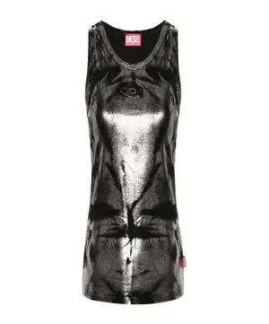 DIESEL® Sleeveless Round Neck Top