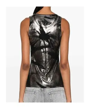 DIESEL® Sleeveless Round Neck Top