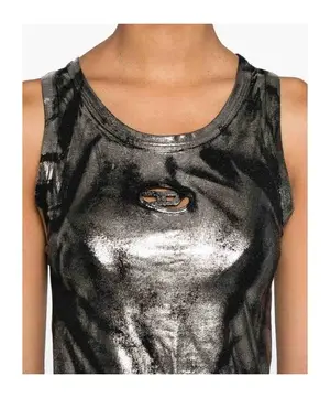 DIESEL® Sleeveless Round Neck Top