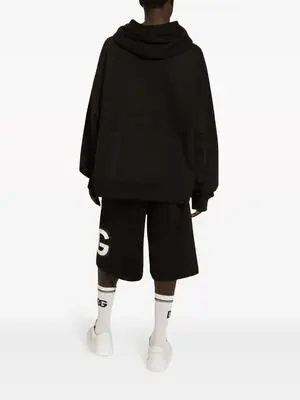Dolce & Gabbana Drawstring Logo Patch Shorts