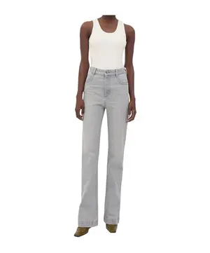 Bottega Veneta Washed Flared Leg Jeans